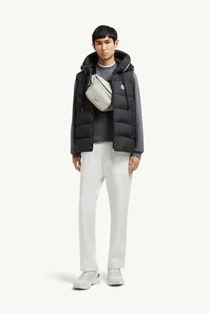 Moncler Cardamine Hooded Down Vest - Black