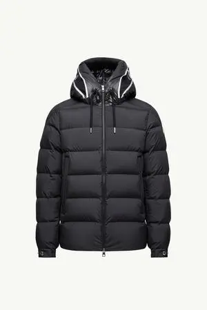 Moncler Cardere Hooded Down Jacket - Black
