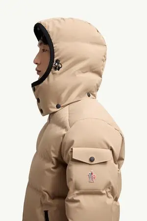Moncler Montgetech Hooded Down Jacket - Beige