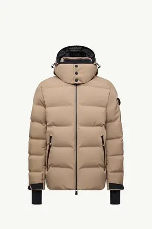 Moncler Montgetech Hooded Down Jacket - Beige
