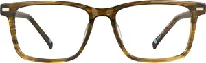Zenni Square Full Rim Frame - Brown