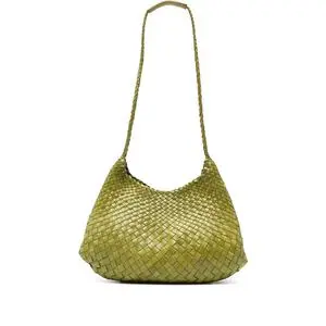 Dragon Diffusion Woven Leather Bag - Green