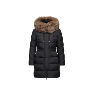 Moncler Aphroti Hooded Shearling-trimmed Down Jacket