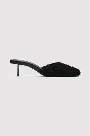 ST AGNI Feathered Square Toe Heel