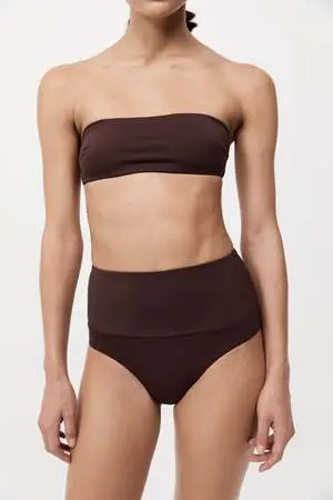 ST AGNI High Waisted Briefs - Cocoa