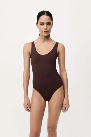 ST. AGNI Scoop One Piece - Cocoa