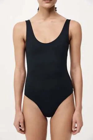 ST AGNI Scoop Neck One Piece Swimsuit - Black