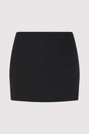 ST. AGNI Silk Mini Skirt