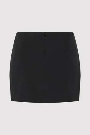ST. AGNI Silk Mini Skirt