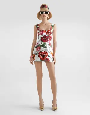 Dolce & Gabbana Floral Poplin Top