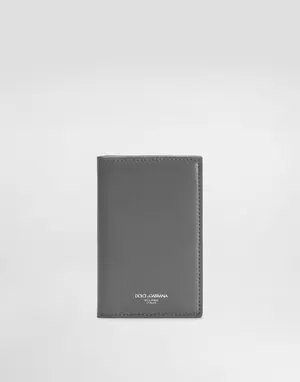 Dolce & Gabbana Dauphine Calfskin Card Holder - Grey