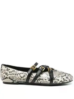 Michael Kors Leather Ballet Flats - Neutrals