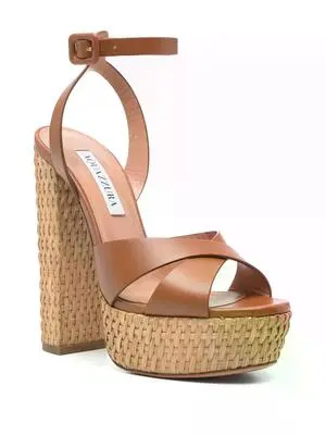 AQUAZZURA 150mm Leather Sandals