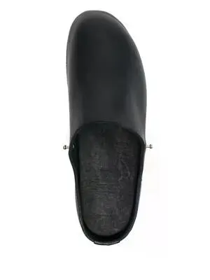 Guidi Leather Mules - Blue