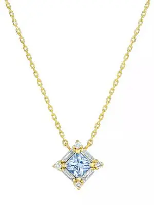 SUZANNE KALAN 18kt Yellow Sapphire And Diamond Necklace - Gold