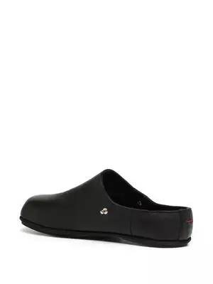 Guidi Leather Mules - Black