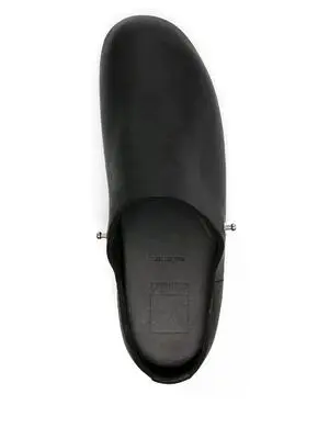 Guidi Leather Mules - Black