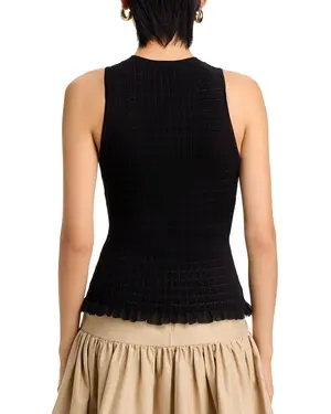 3.1 Phillip Lim Ruffled Hem Tank Top