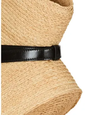 Balmain Shuffle Medium Raffia Bag