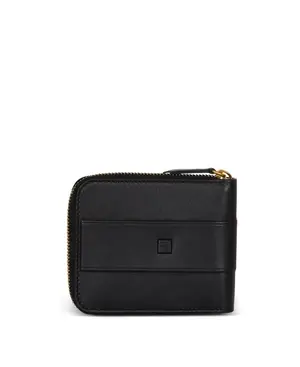 Balmain Anthem Calfskin Leather Card Holder