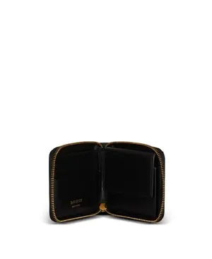Balmain Anthem Calfskin Leather Card Holder