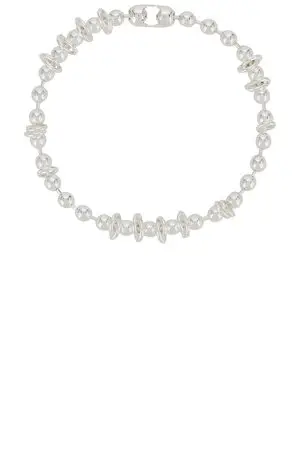 MARTINE ALI Spar Ball Chain Necklace - Heirloom Silver