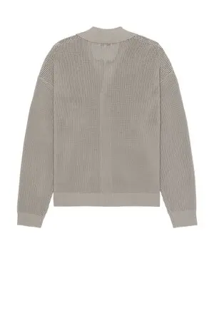 FRAME Open Knit Cardigan - Cloud Grey