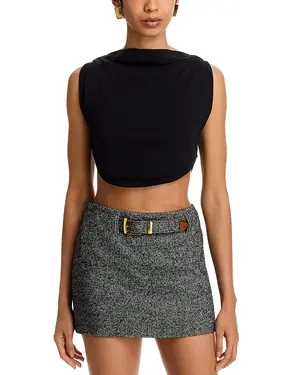 A.L.C. Mae Crop Tank - Black