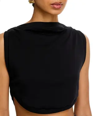 A.L.C. Mae Crop Tank - Black