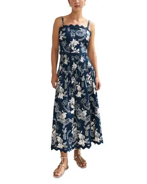 PHASE EIGHT Evalina Printed Cotton Skirt