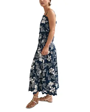 PHASE EIGHT Evalina Printed Cotton Skirt