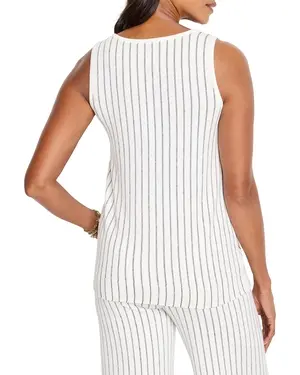 NIC+ZOE Destination Stripe Knit Tank Top