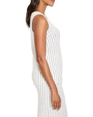 NIC+ZOE Destination Stripe Knit Tank Top