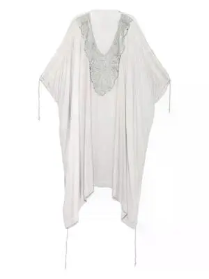ISAAC SELLAM EXPERIENCE V-neck Dress - Grey