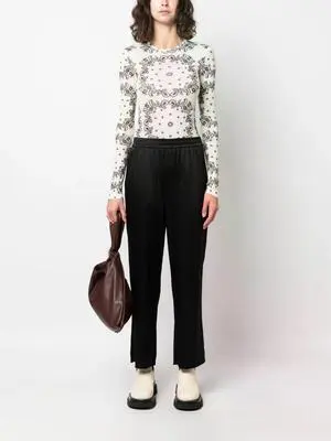 Nanushka Elasticated-waist Cropped Trousers