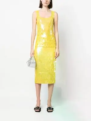 P.a.r.o.s.h Sequin-embellished Midi Skirt