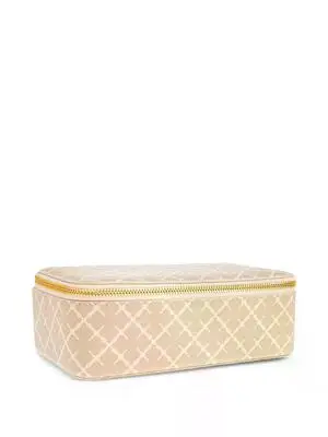 BY MALENE BIRGER Geometric Pattern Make Up Bag - Neutrals