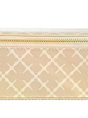 BY MALENE BIRGER Geometric Pattern Make Up Bag - Neutrals