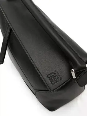 Loewe Small Puzzle Leather Bag - Black
