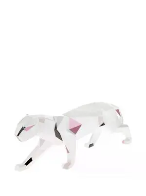 LLADRO Panther Faceted Porcelain Figurine - Grey