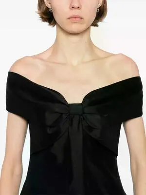 SHUSHU/TONG Bow Mini Dress