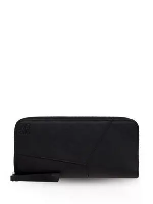 Loewe Puzzle Leather Wallet - Black