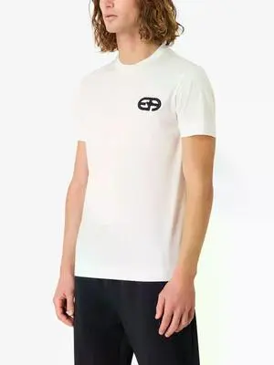 Emporio Armani Logo-embroidered T-shirt