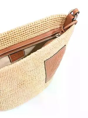 Loewe X Paula's Ibiza Slit Anagram-patch Shoulder Bag