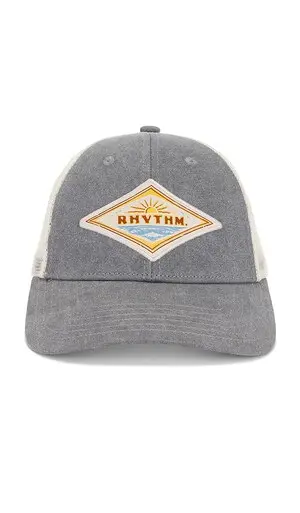 RHYTHM Frame Trucker Cap - Charcoal