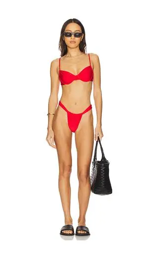 Tularosa Giovanna Bikini Bottom - Bright Red