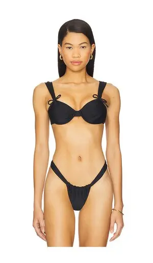 Tularosa Giovanna Bikini Top - Black