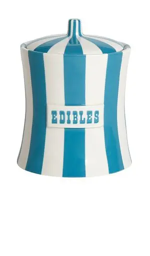Jonathan Adler Edibles Canister - Blue