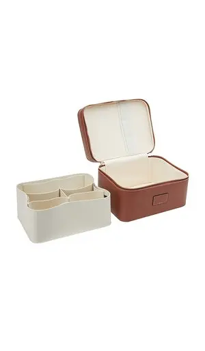 ETOILE COLLECTIVE Duo Vanity Case - Brown