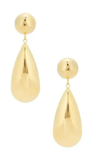 EPIFENE Ball & Drop Earrings - Metallic Gold